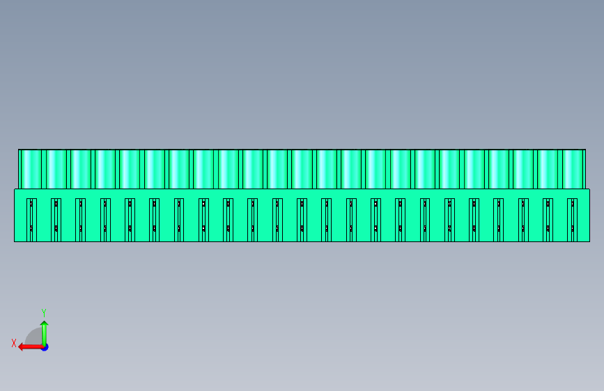 DEGSON 2EDG 系列 5.08mm 可插拔接线端子组-2EDGA-5.08-23P-14-00AH_STEP_模型图纸下载 – 懒石网