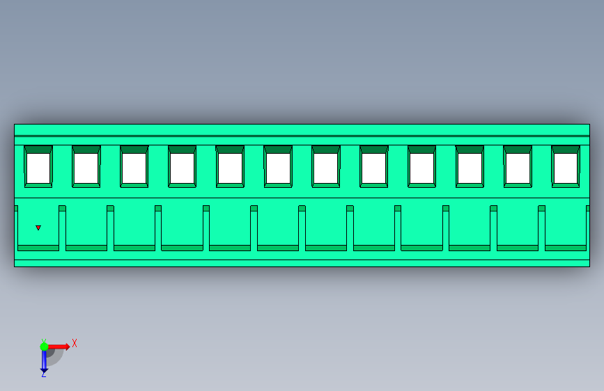 DEGSON 2EDG 系列 5.08mm 可插拔接线端子组-2EDGK-5.08-12P-14-00AH_STEP_模型图纸下载 – 懒石网