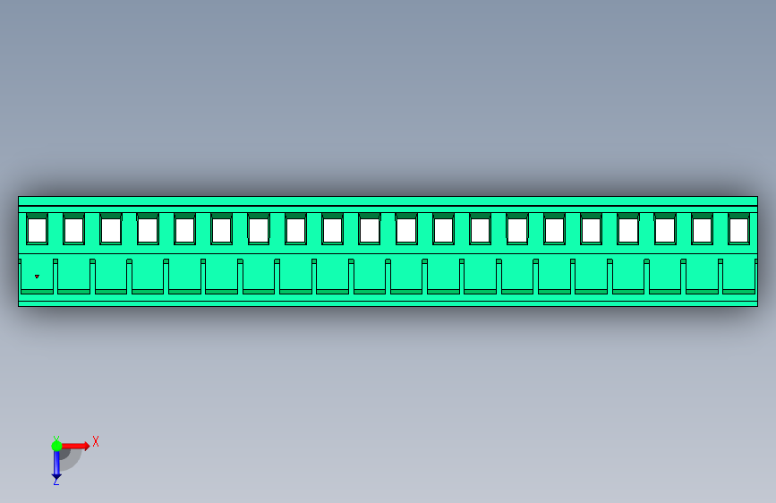 DEGSON 2EDG 系列 5.08mm 可插拔接线端子组-2EDGK-5.08-20P-14-00AH_STEP_模型图纸下载 – 懒石网