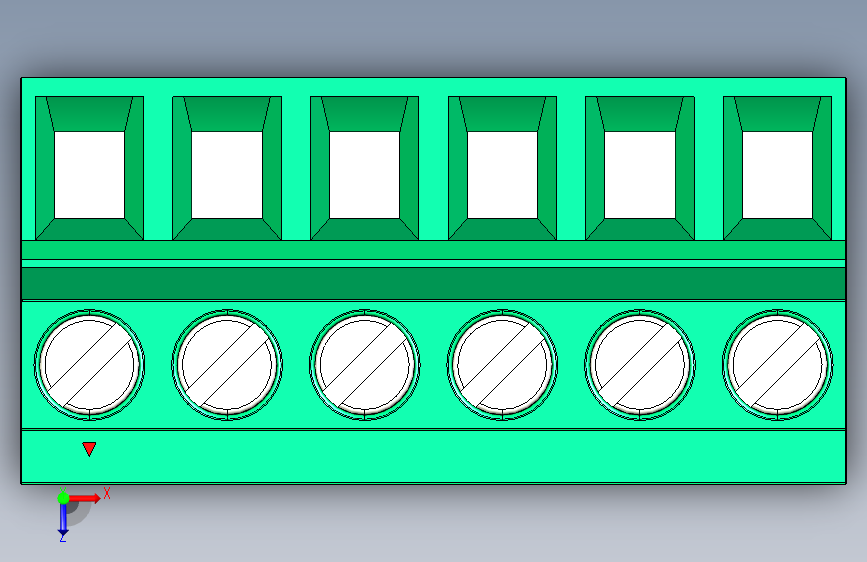 DEGSON 2EDG 系列 5.08mm 可插拔接线端子组-2EDGKC-5.08-06P-14-00AH_STEP_模型图纸下载 – 懒石网