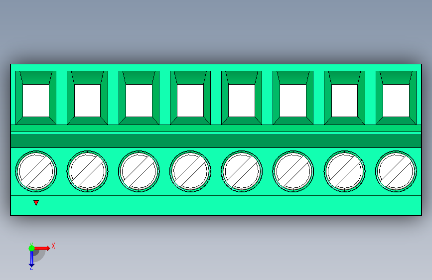 DEGSON 2EDG 系列 5.08mm 可插拔接线端子组-2EDGKC-5.08-08P-14-00AH_STEP_模型图纸下载 – 懒石网