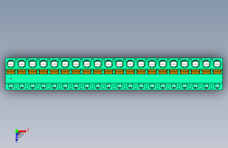 DEGSON 2EDG 系列 5.08mm 可插拔接线端子组-2EDGKD-5.08-20P-14-00AH_STEP_模型图纸下载 – 懒石网