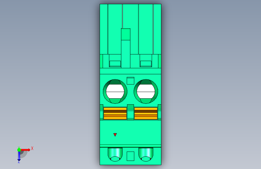 DEGSON 2EDG 系列 5.08mm 可插拔接线端子组-2EDGKDA-5.08-02P-14-00AH_STEP_模型图纸下载 – 懒石网