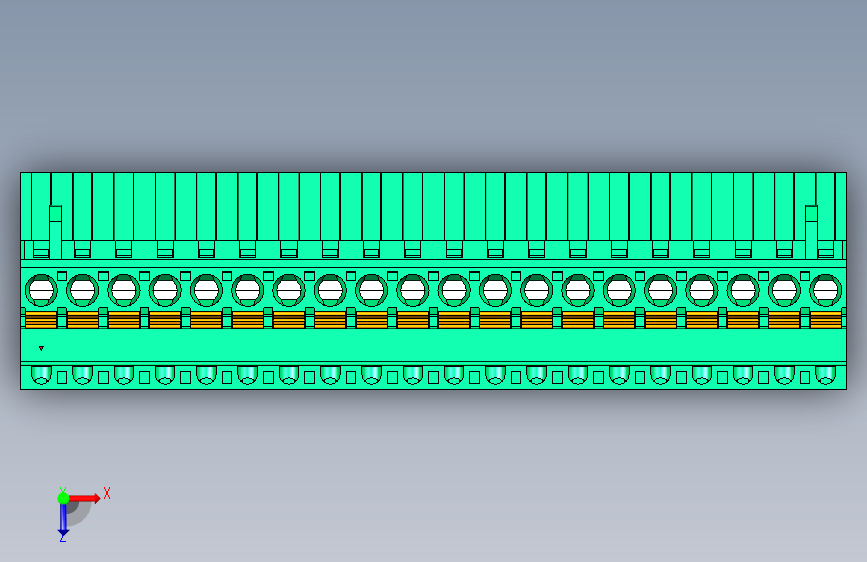 DEGSON 2EDG 系列 5.08mm 可插拔接线端子组-2EDGKDA-5.08-20P-14-00AH_STEP_模型图纸下载 – 懒石网