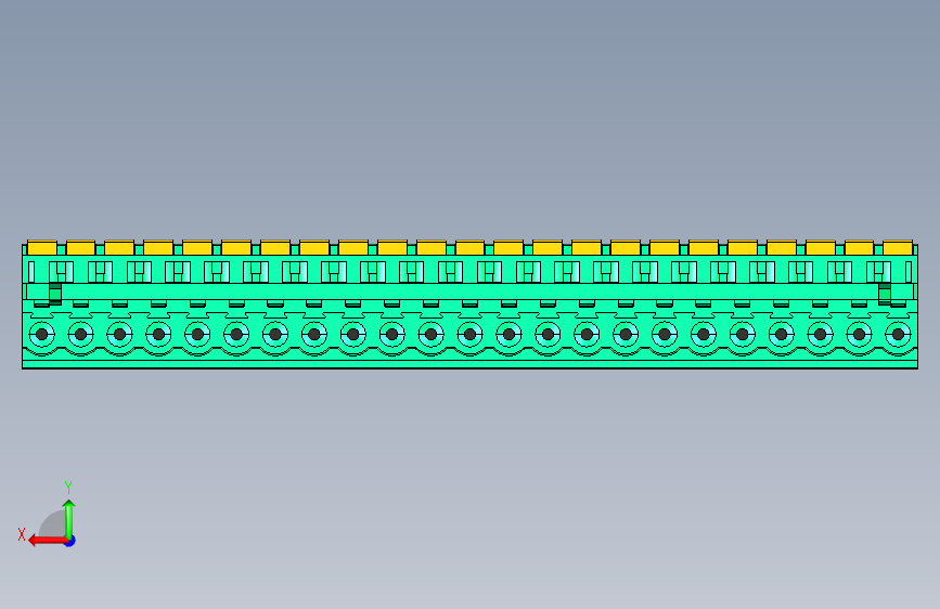 DEGSON 2EDG 系列 5.08mm 可插拔接线端子组-2EDGKDA-5.08-23P-14-00AH_STEP_模型图纸下载 – 懒石网