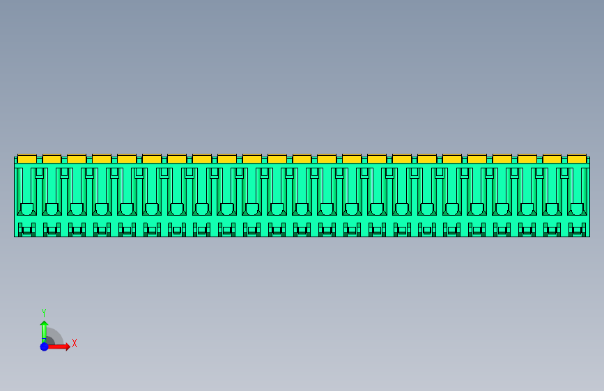 DEGSON 2EDG 系列 5.08mm 可插拔接线端子组-2EDGKDA-5.08-23P-14-00AH_STEP_模型图纸下载 – 懒石网