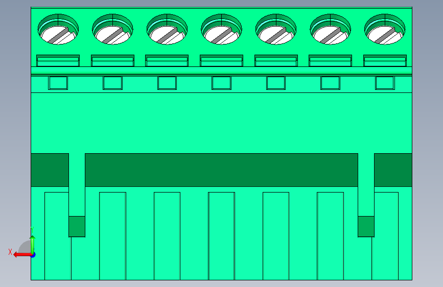 DEGSON 2EDG 系列 5.08mm 可插拔接线端子组-2EDGKL-5.08-07P-14-00AH_STEP_模型图纸下载 – 懒石网