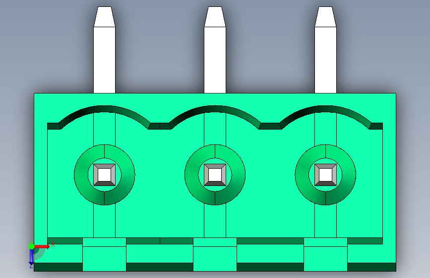 DEGSON 2EDG 系列 5.08mm 可插拔接线端子组-2EDGRC-5.08-03P-14-00AH_STEP_模型图纸下载 – 懒石网