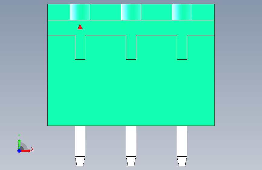 DEGSON 2EDG 系列 5.08mm 可插拔接线端子组-2EDGVC-5.08-03P-14-00AH_STEP_模型图纸下载 – 懒石网