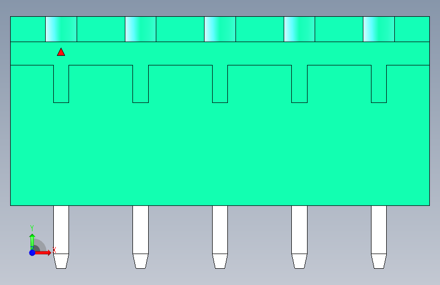 DEGSON 2EDG 系列 5.08mm 可插拔接线端子组-2EDGVC-5.08-05P-14-00AH_STEP_模型图纸下载 – 懒石网