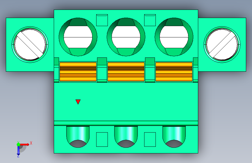 DEGSON 2EDG（M） 系列 5.0mm 螺丝锁紧可插拔接线端子组-2EDGKDM-5.0-03P-14-00AH_STEP_模型图纸下载 – 懒石网