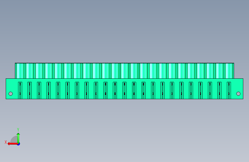DEGSON 2EDG（M） 系列 5.08mm 螺钉锁紧插拔接线端子组-2EDGAM-5.08-23P-14-00AH_STEP_模型图纸下载 – 懒石网