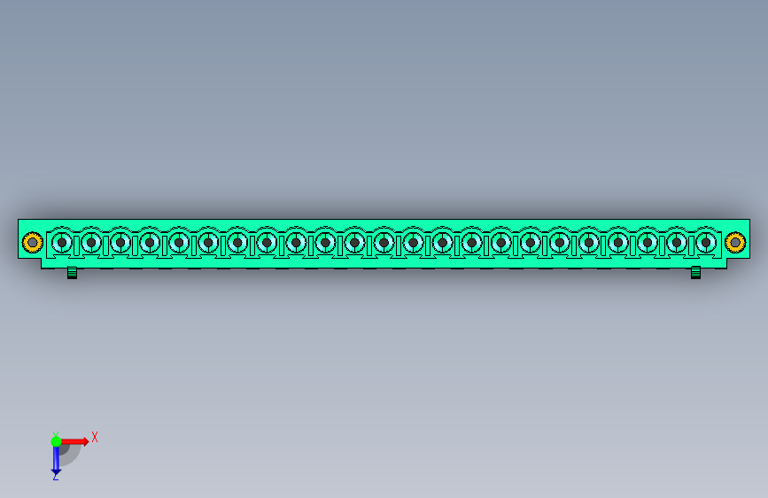 DEGSON 2EDG（M） 系列 5.08mm 螺钉锁紧插拔接线端子组-2EDGBM-5.08-23P-14-00AH_STEP_模型图纸下载 – 懒石网