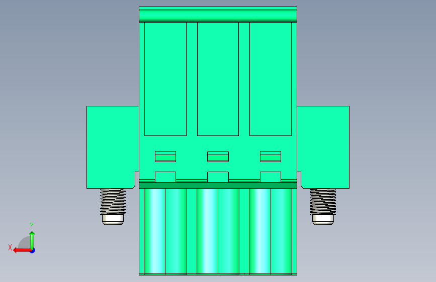 DEGSON 2EDG（M） 系列 5.08mm 螺钉锁紧插拔接线端子组-2EDGKAM-5.08-03P-14-00AH_STEP_模型图纸下载 – 懒石网