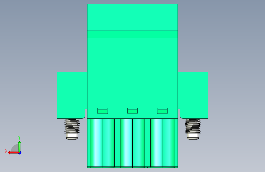 DEGSON 2EDG（M） 系列 5.08mm 螺钉锁紧插拔接线端子组-2EDGKCM-5.08-03P-14-00AH_STEP_模型图纸下载 – 懒石网