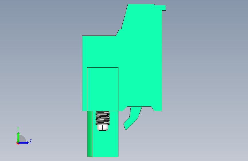 DEGSON 2EDG（M） 系列 5.08mm 螺钉锁紧插拔接线端子组-2EDGKCM-5.08-14P-14-00AH_STEP_模型图纸下载 – 懒石网