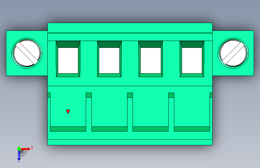 DEGSON 2EDG（M） 系列 5.08mm 螺钉锁紧插拔接线端子组-2EDGKM-5.08-04P-14-00AH_STEP_模型图纸下载 – 懒石网