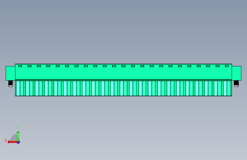 DEGSON 2EDG（M） 系列 5.08mm 螺钉锁紧插拔接线端子组-2EDGKM-5.08-23P-14-00AH_STEP_模型图纸下载 – 懒石网