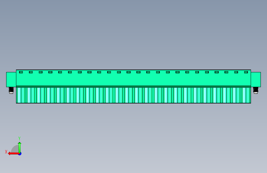 DEGSON 2EDG（M） 系列 5.08mm 螺钉锁紧插拔接线端子组-2EDGKM-5.08-24P-14-00AH_STEP_模型图纸下载 – 懒石网