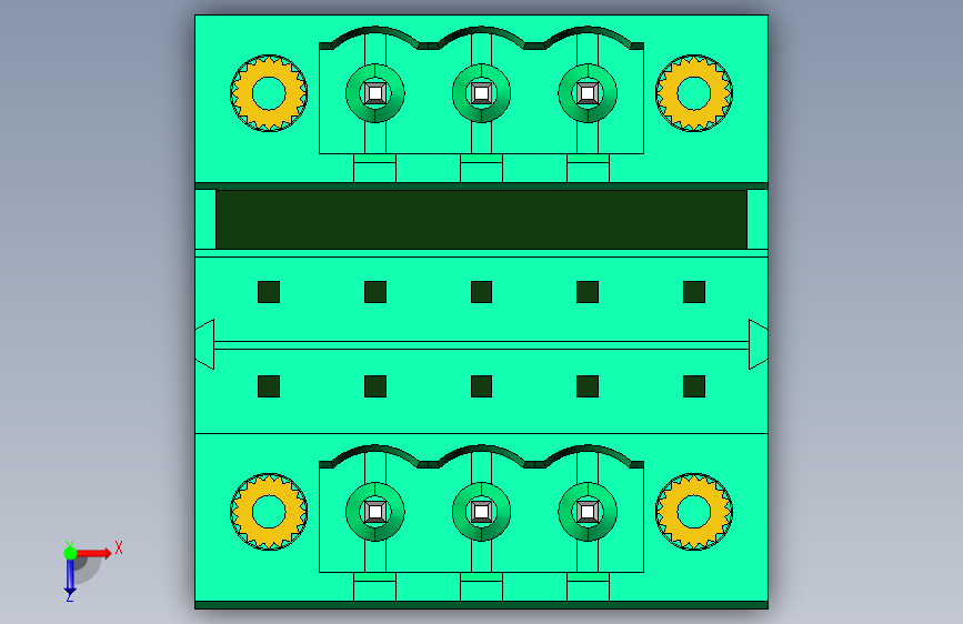 DEGSON 2EDG（M） 系列 5.08mm 螺钉锁紧插拔接线端子组-2EDGVHM-5.08-06P-14-00AH_STEP_模型图纸下载 – 懒石网