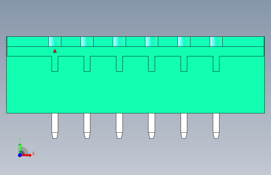 DEGSON 2EDG（M） 系列 5.08mm 螺钉锁紧插拔接线端子组-2EDGVM-5.08-06P-14-00AH_STEP_模型图纸下载 – 懒石网