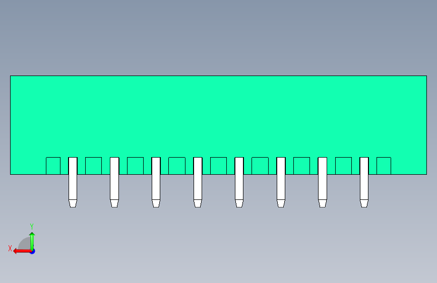 DEGSON 2EDG（M） 系列 5.08mm 螺钉锁紧插拔接线端子组-2EDGVM-5.08-08P-14-00AH_STEP_模型图纸下载 – 懒石网