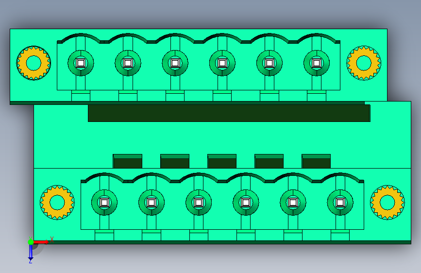 DEGSON 2EDG（M） 系列 5.08mm 螺钉锁紧插拔接线端子组-2EDGVTM-5.08-12P-14-00AH_STEP_模型图纸下载 – 懒石网