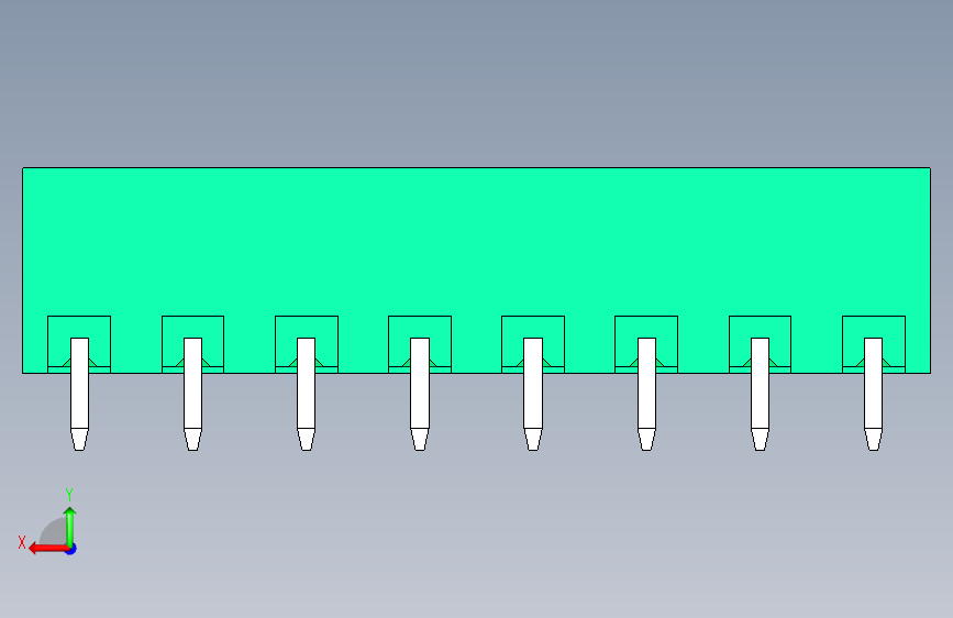 DEGSON 15EDG & 15EDG（公头） 5.08mm 螺钉锁紧，插拔式接线端子 FullPack-15EDGVC-5.08-08P-14-00AH_STEP_模型图纸下载 – 懒石网