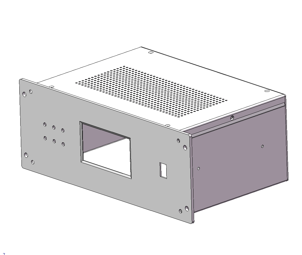 E0697-非标3U机箱三维SW2016带参_SOLIDWORKS 2016_模型图纸下载 – 懒石网