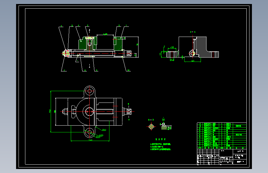 E0679-普通平口钳的设计CAD+说明书_AutoCAD 2007_模型图纸下载 – 懒石网