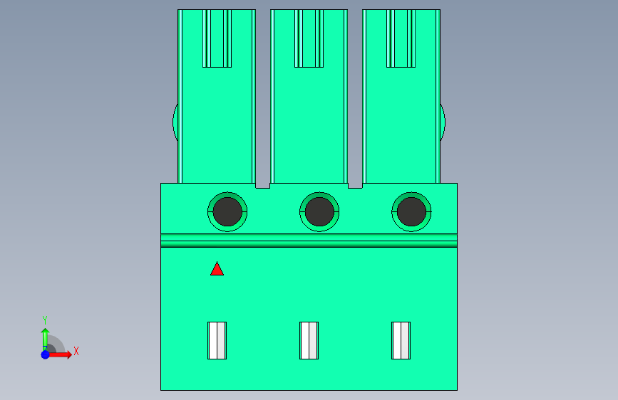 DEGSON 15EDG 系列 3.5mm 插拔式接线端子 FullPack-15EDGA-3.5-03P-14-00AH_STEP_模型图纸下载 – 懒石网