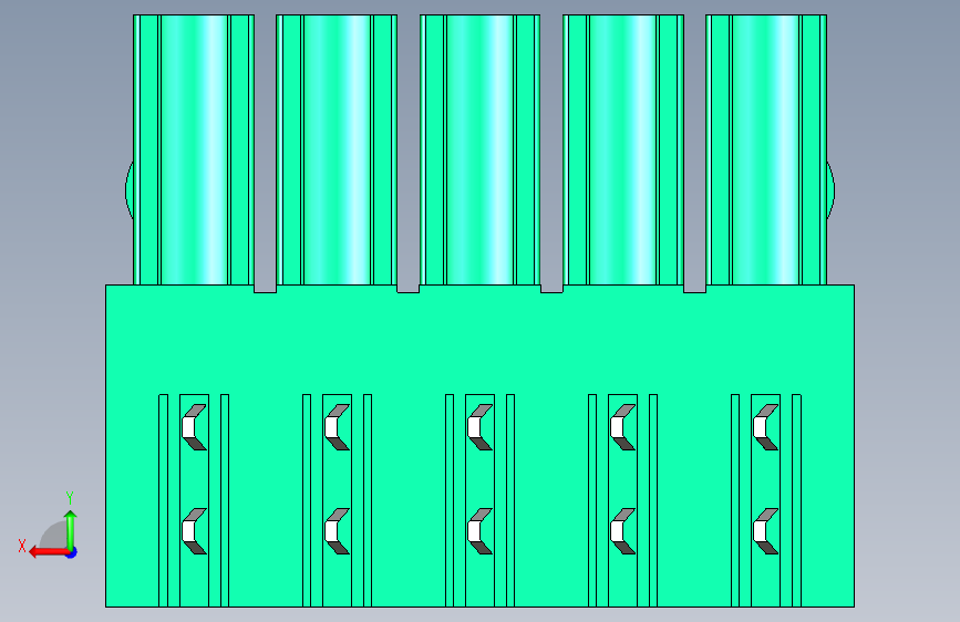 DEGSON 15EDG 系列 3.5mm 插拔式接线端子 FullPack-15EDGA-3.5-05P-14-00AH_STEP_模型图纸下载 – 懒石网