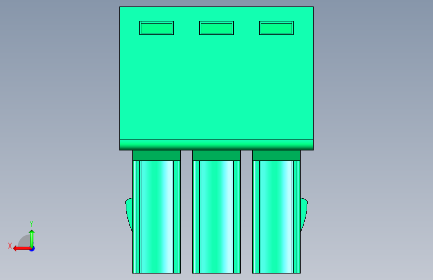 DEGSON 15EDG 系列 3.5mm 插拔式接线端子 FullPack-15EDGK-3.5-03P-14-00AH_STEP_模型图纸下载 – 懒石网