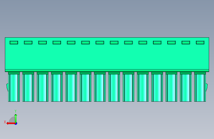 DEGSON 15EDG 系列 3.5mm 插拔式接线端子 FullPack-15EDGK-3.5-14P-14-00AH_STEP_模型图纸下载 – 懒石网
