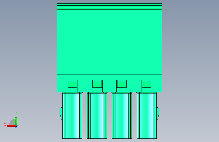 DEGSON 15EDG 系列 3.5mm 插拔式接线端子 FullPack-15EDGKA-3.5-04P-14-00AH_STEP_模型图纸下载 – 懒石网