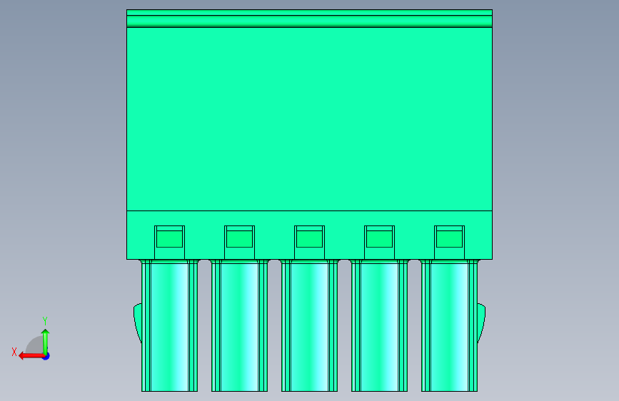 DEGSON 15EDG 系列 3.5mm 插拔式接线端子 FullPack-15EDGKA-3.5-05P-14-00AH_STEP_模型图纸下载 – 懒石网