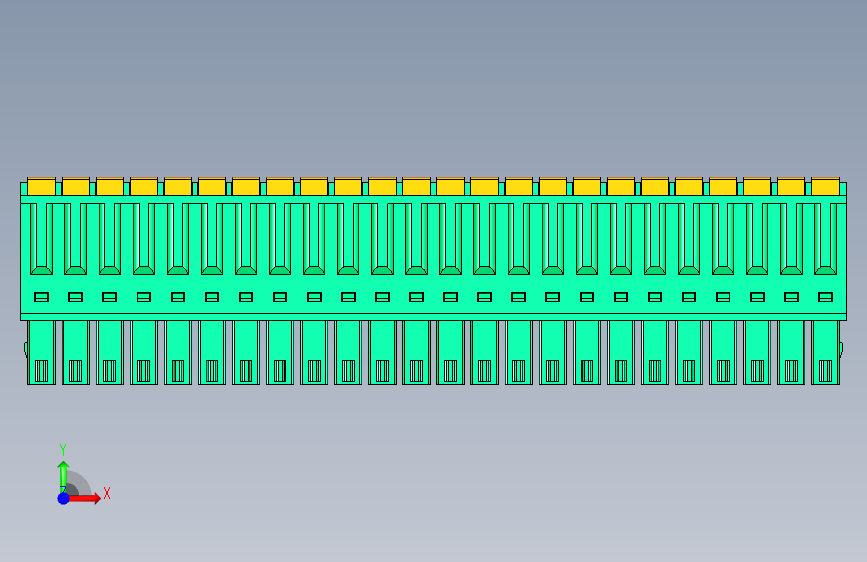 DEGSON 15EDG 系列 3.5mm 插拔式接线端子 FullPack-15EDGKD-3.5-24P-14-00AH_STEP_模型图纸下载 – 懒石网