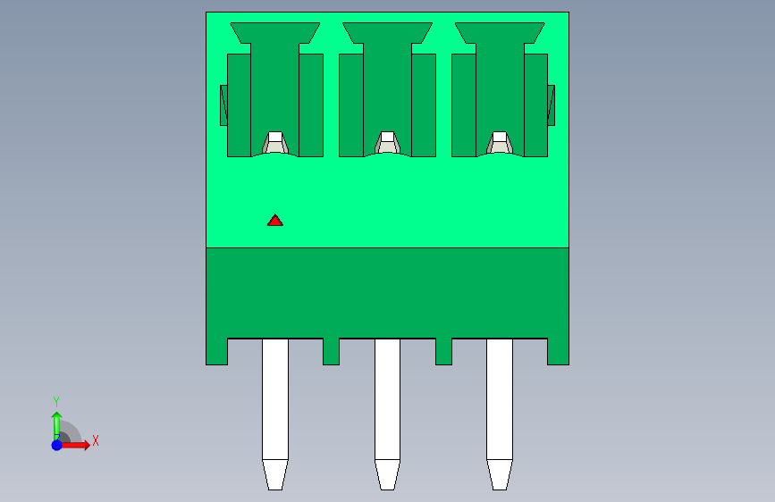 DEGSON 15EDG 系列 3.5mm 插拔式接线端子 FullPack-15EDGLC-3.5-03P-14-00AH_STEP_模型图纸下载 – 懒石网