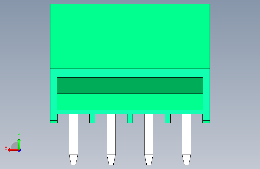 DEGSON 15EDG 系列 3.5mm 插拔式接线端子 FullPack-15EDGLC-3.5-04P-14-00AH_STEP_模型图纸下载 – 懒石网