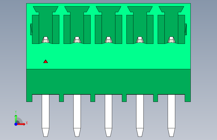 DEGSON 15EDG 系列 3.5mm 插拔式接线端子 FullPack-15EDGLC-3.5-05P-14-00AH_STEP_模型图纸下载 – 懒石网