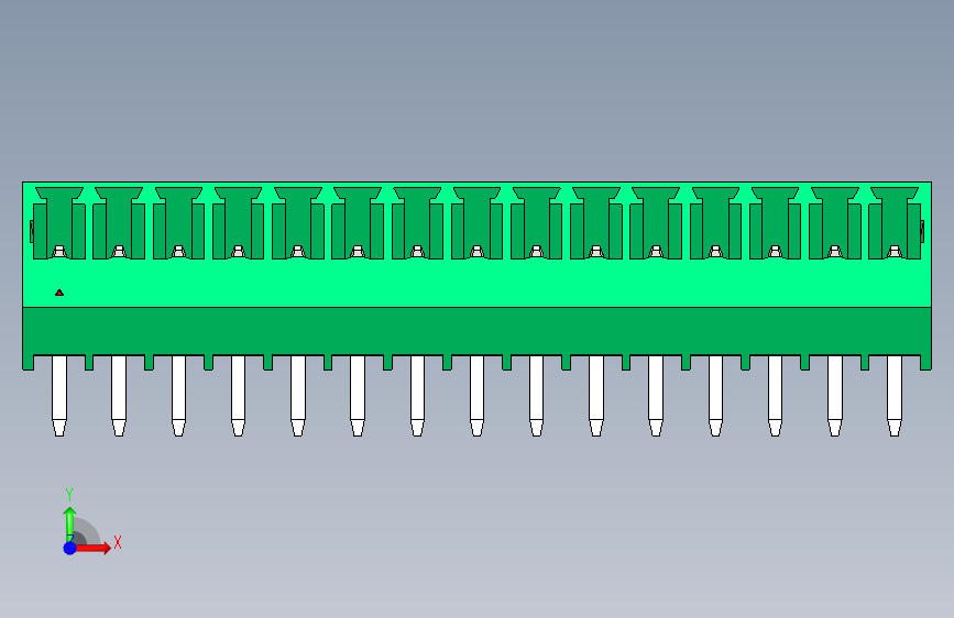 DEGSON 15EDG 系列 3.5mm 插拔式接线端子 FullPack-15EDGLC-3.5-15P-14-00AH_STEP_模型图纸下载 – 懒石网