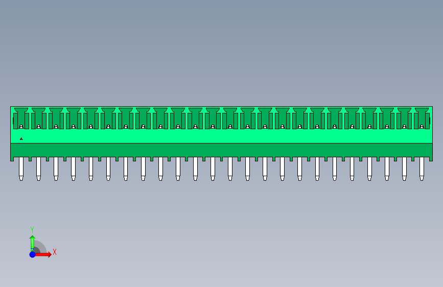 DEGSON 15EDG 系列 3.5mm 插拔式接线端子 FullPack-15EDGLC-3.5-24P-14-00AH_STEP_模型图纸下载 – 懒石网