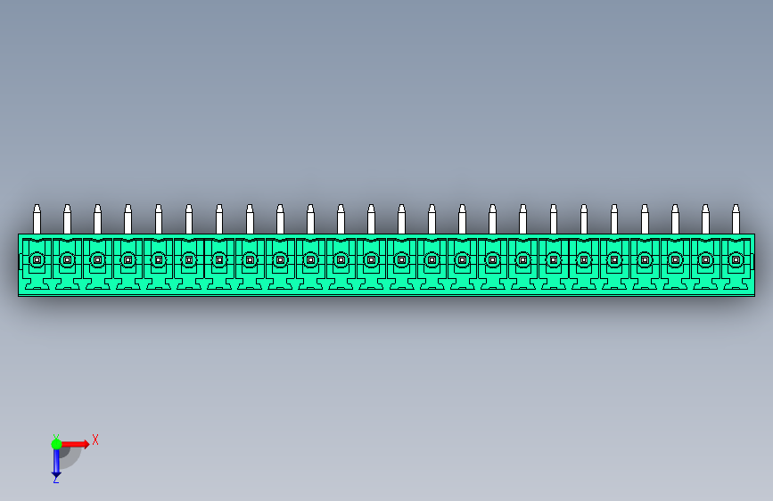 DEGSON 15EDG 系列 3.5mm 插拔式接线端子 FullPack-15EDGRC-3.5-24P-14-00AH_STEP_模型图纸下载 – 懒石网