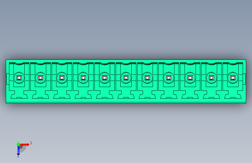 DEGSON 15EDG 系列 3.5mm 插拔式接线端子 FullPack-15EDGVC-3.5-11P-14-00AH_STEP_模型图纸下载 – 懒石网