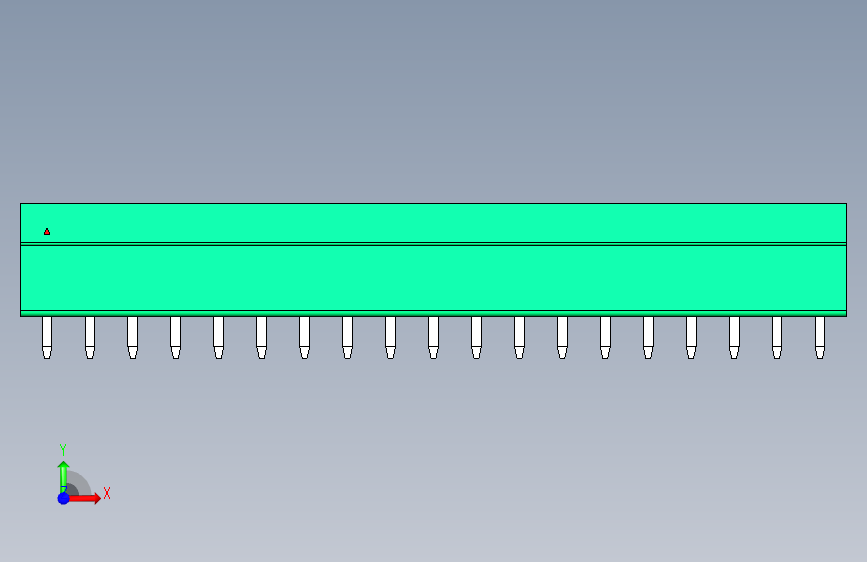 DEGSON 15EDG 系列 3.5mm 插拔式接线端子 FullPack-15EDGVC-3.5-19P-14-00AH_STEP_模型图纸下载 – 懒石网