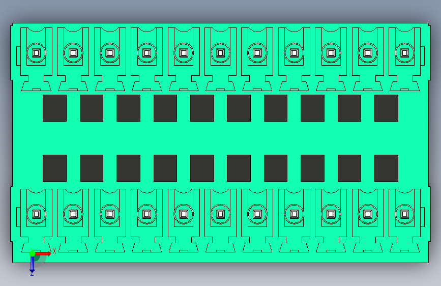 DEGSON 15EDG 系列 3.5mm 插拔式接线端子 FullPack-15EDGVH-3.5-22P-14-00AH_STEP_模型图纸下载 – 懒石网