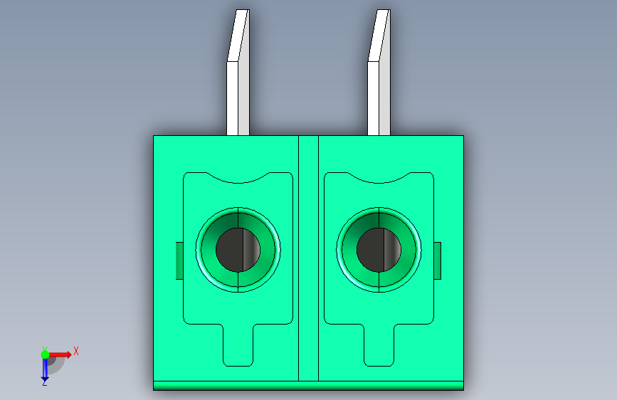 DEGSON 15EDG 系列 3.81mm 插拔式接线端子-15EDGA-3.81-02P-14-00AH_STEP_模型图纸下载 – 懒石网