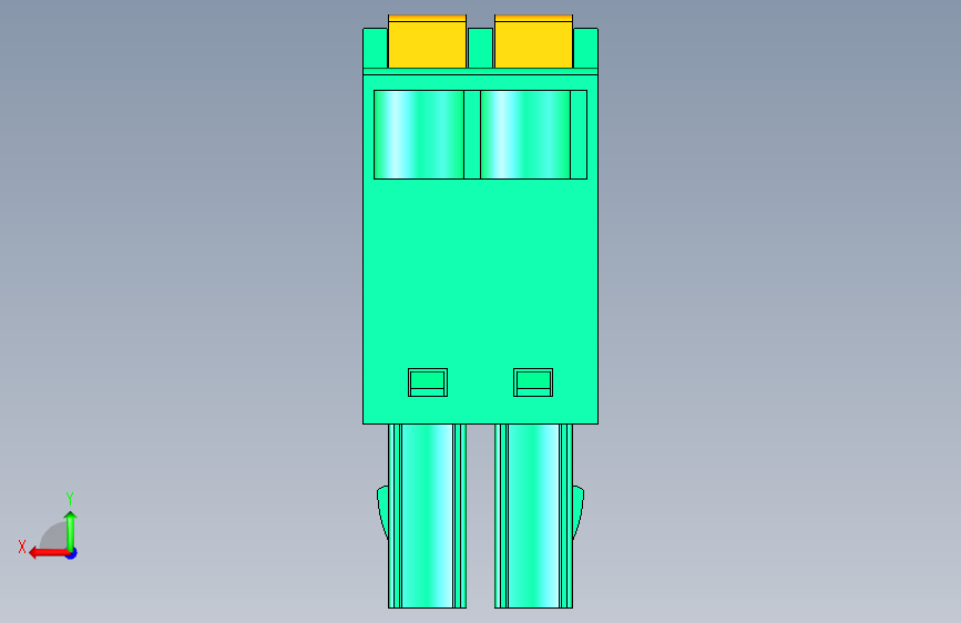 DEGSON 15EDG 系列 3.81mm 插拔式接线端子-15EDGKD-3.81-02P-14-00AH_STEP_模型图纸下载 – 懒石网