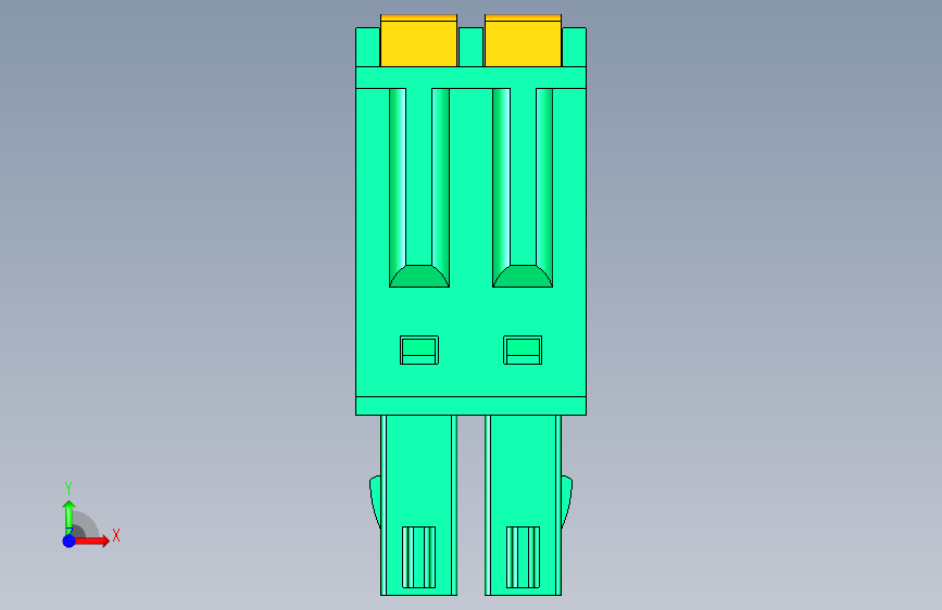 DEGSON 15EDG 系列 3.81mm 插拔式接线端子-15EDGKD-3.81-02P-14-00AH_STEP_模型图纸下载 – 懒石网