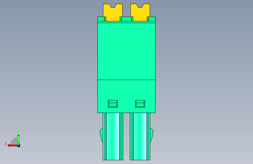 DEGSON 15EDG 系列 3.81mm 插拔式接线端子-15EDGKN-3.81-02P-14-00AH_STEP_模型图纸下载 – 懒石网